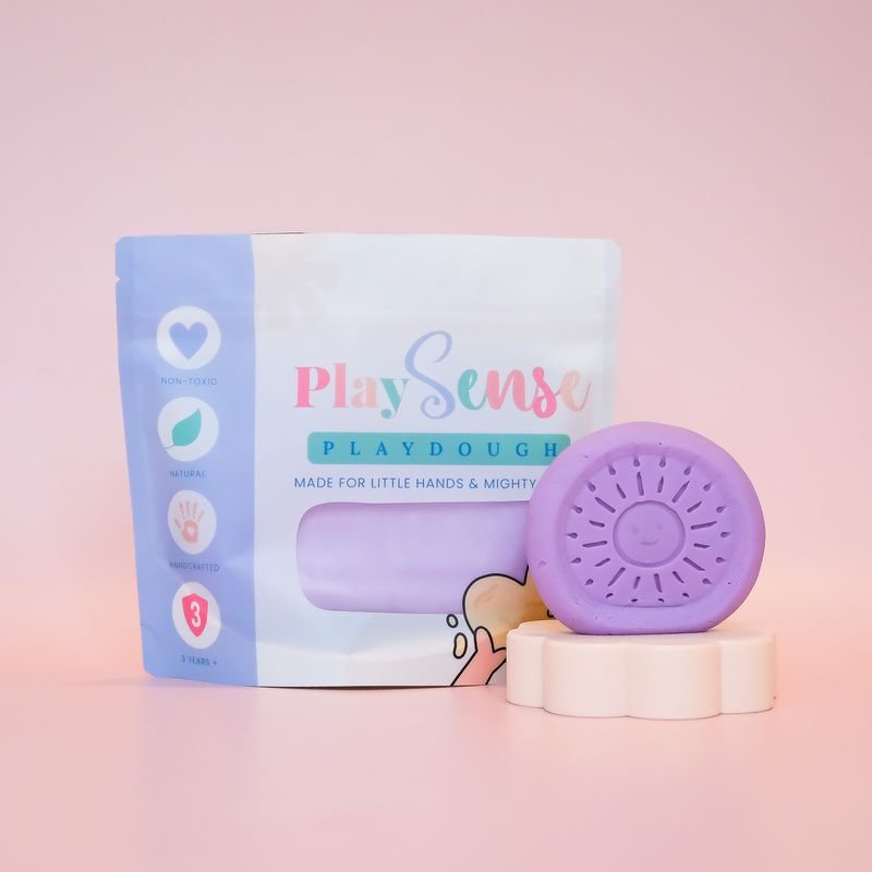 Pâte à modeler pastel violet (avec l'odeur de chewing-gum) – Billimay